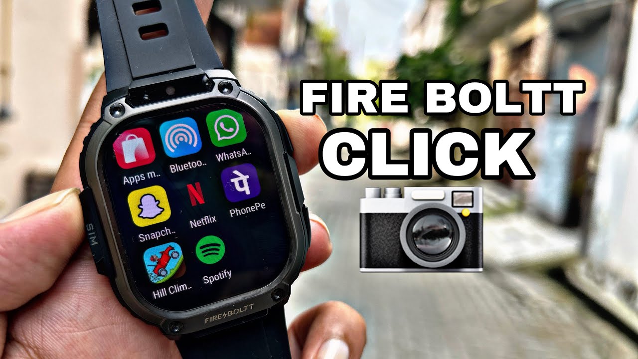 Fire Boltt Click Camera Smartwatch Unboxing And Review BEST Camera ...