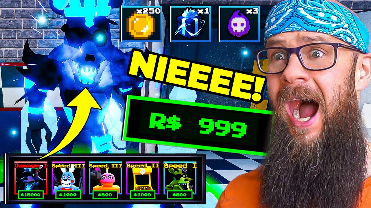 🔥Kupiłem *ABYSSAL FOXY* Za "999R$" We FNAF TOWER DEFENSE* Na ROBLOX ...