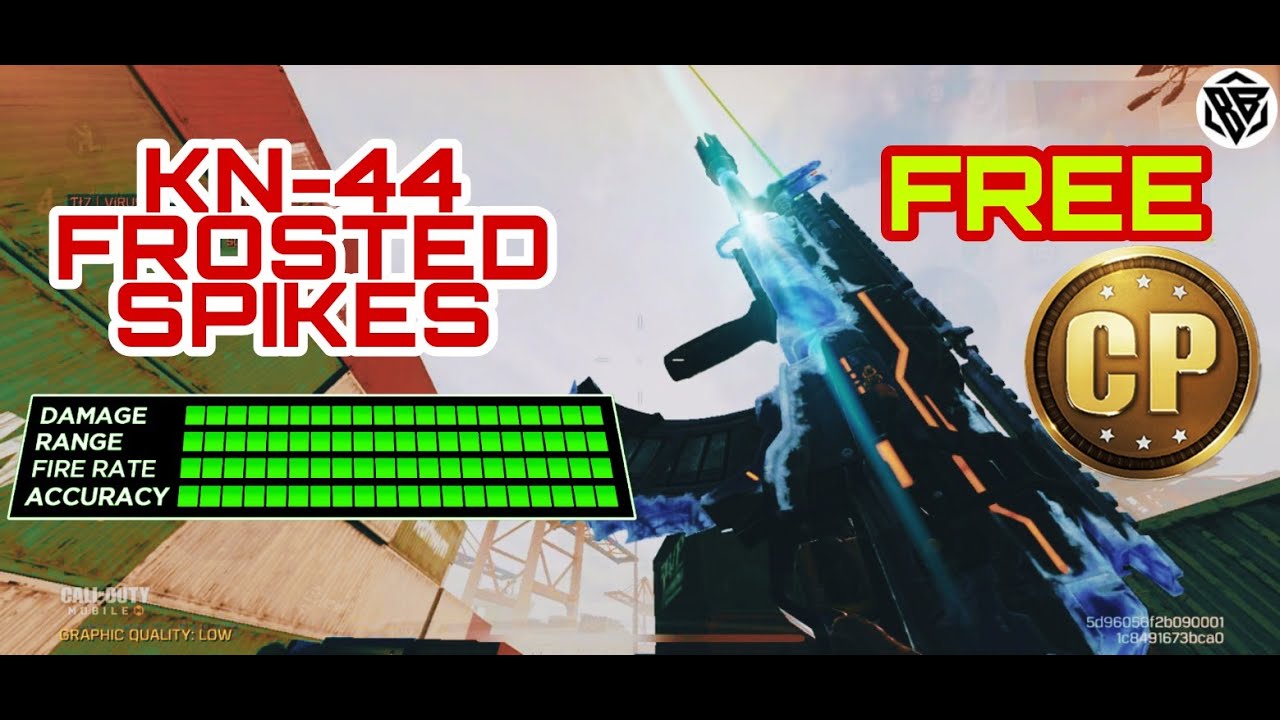 LEGENDARY EPIC SKIN | KN-44-FROSTED SPIKES | COD MOBILE | SOLO VS ...