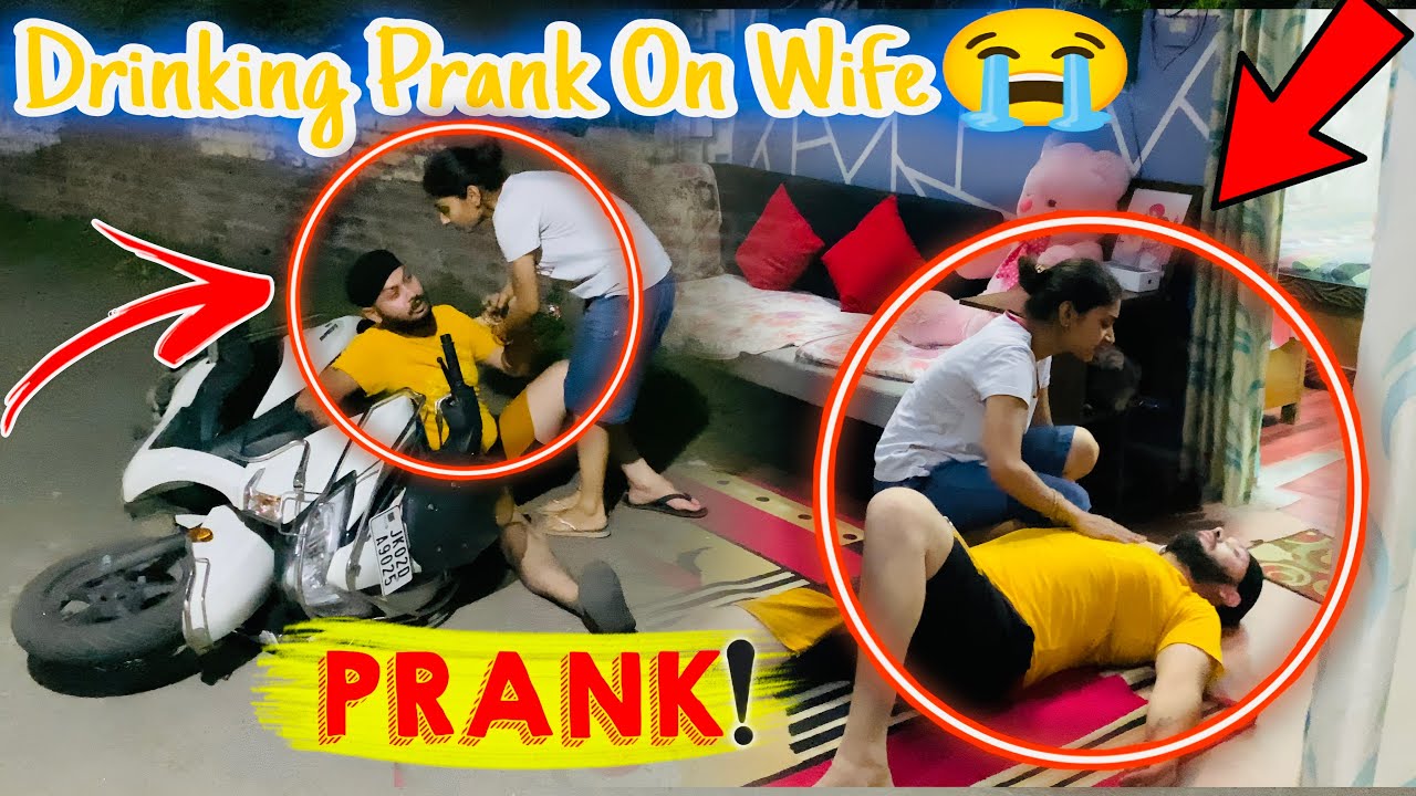 World’s Best Drinkingg Prank On Wife😀||Prank Gone Extremely Wrong💔||@rpvlogsandpranks - YouTube