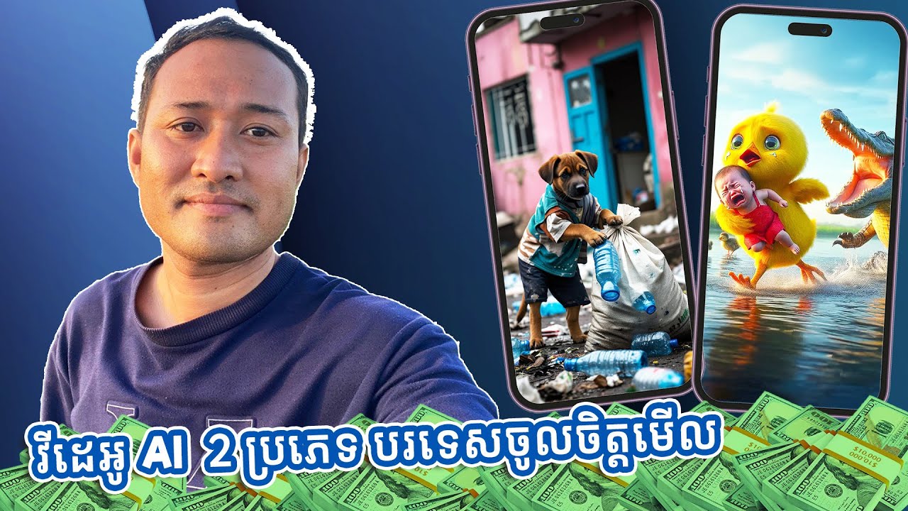 វីដេអូ AI 2 ប្រភេទ ផ្ទុះខ្លាំង បរទេសចូលចិត្តមើល - YouTube