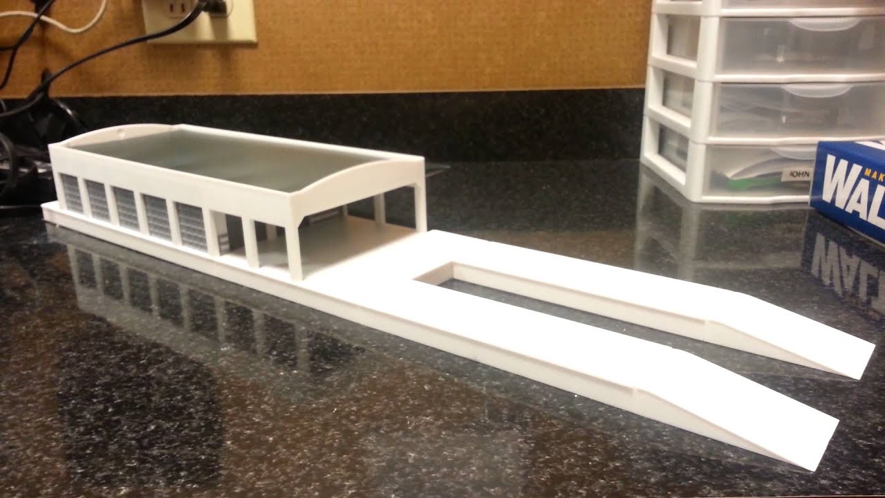 Modelling Series 15B - Open Air Transload Building - YouTube