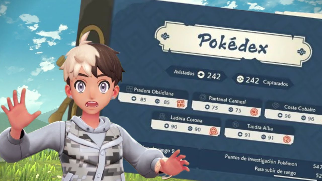 🔴 🔎Completando la Pokedex de Legendas Pokémon: Arceus! - YouTube