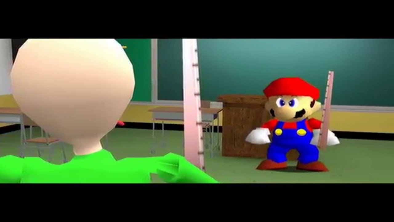 SMG4 - BALDI VS. MARIO - YouTube