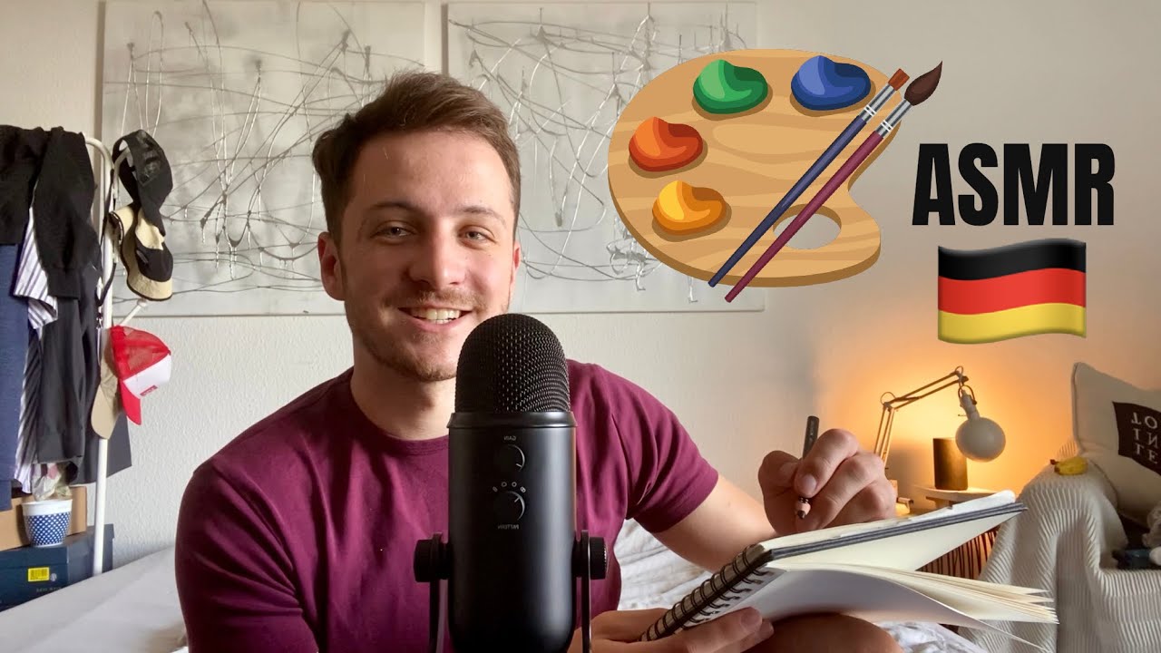 SKETCHING YOU 🧑‍🎨 ASMR Roleplay (Deutsch / German) - YouTube
