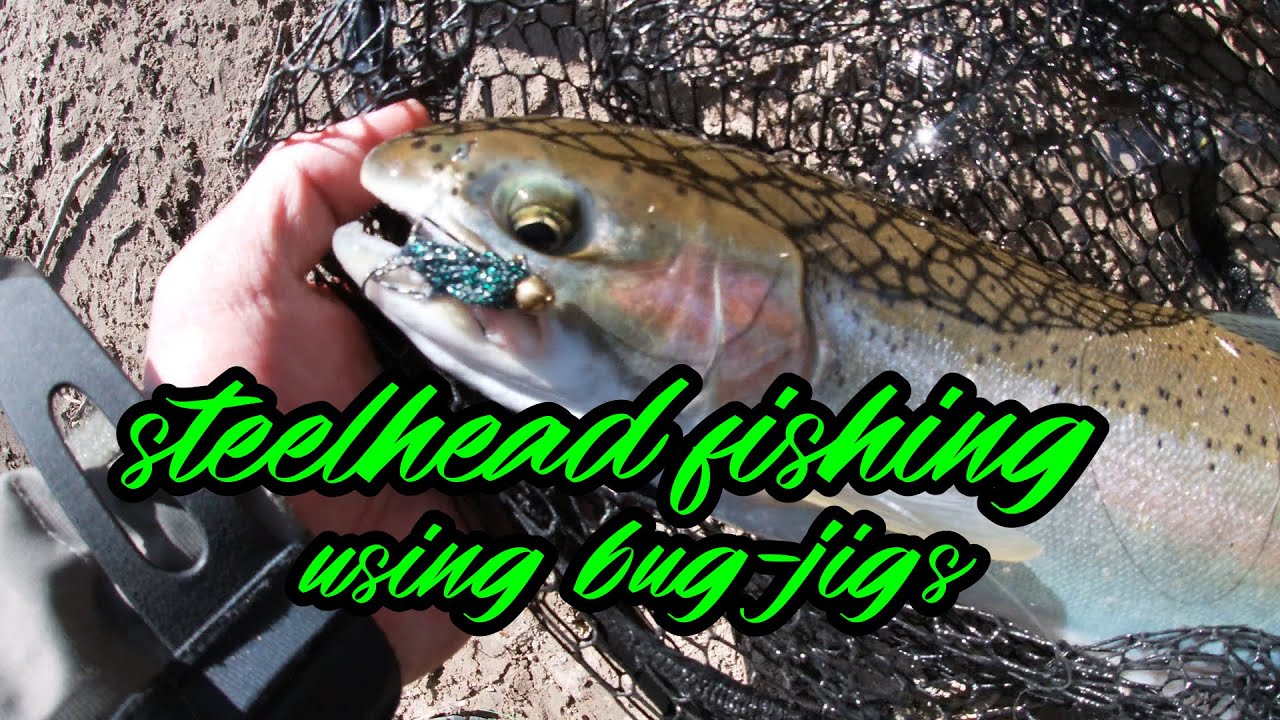 STEELHEAD FISHING USING BUG-JIGS |LAKE ONTARIO TRIBUTARY. - YouTube