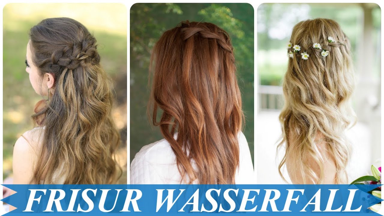 Frisur wasserfall - YouTube