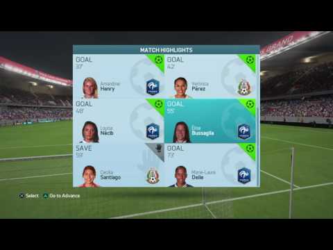 FIFA 16 France vs Mexico 6:1 Louisa  Nécib goal
