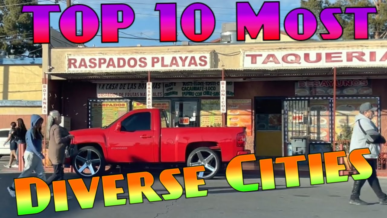 The Top 10 Most Diverse Cities In USA (Metro Areas) - YouTube