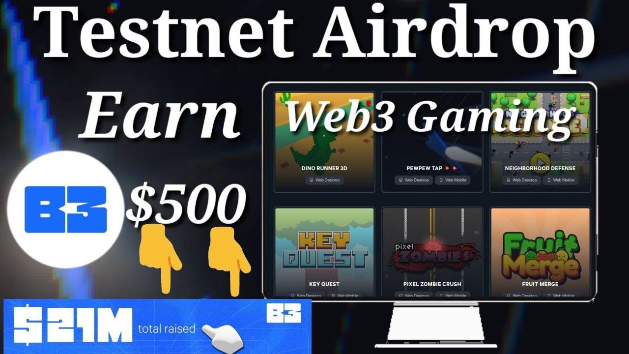 B3 Web Game Testnet With $21M Funding Full Guide - YouTube