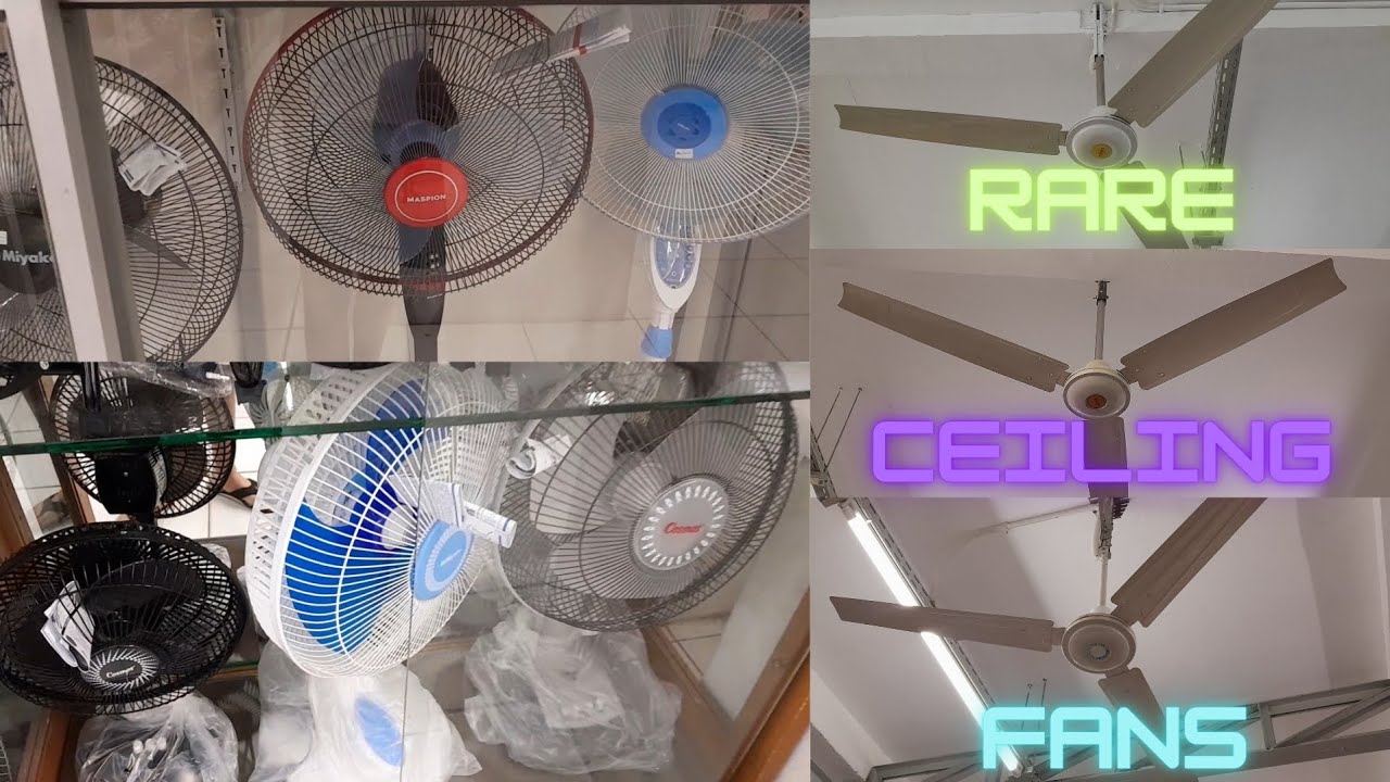 Electric fans at departement store (upstairs) - YouTube