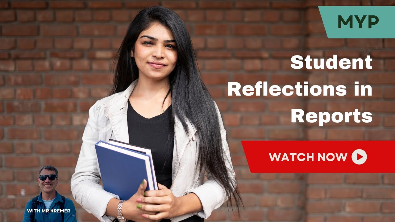 How to add MYP student reflections in Toddle progress reports - YouTube