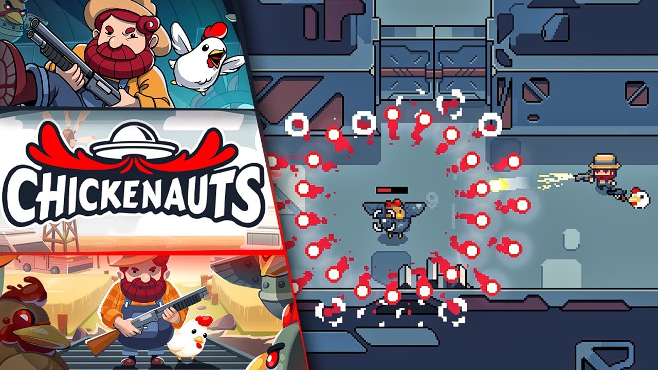 Chickenauts - Very Good Companion Based Twin Stick Roguelike - YouTube