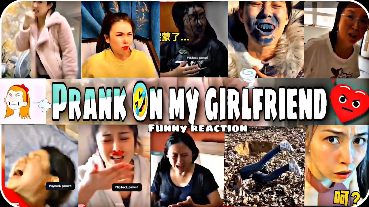 Prank On My Girlfriend Videos funny reaction #funny #prank Internet ...
