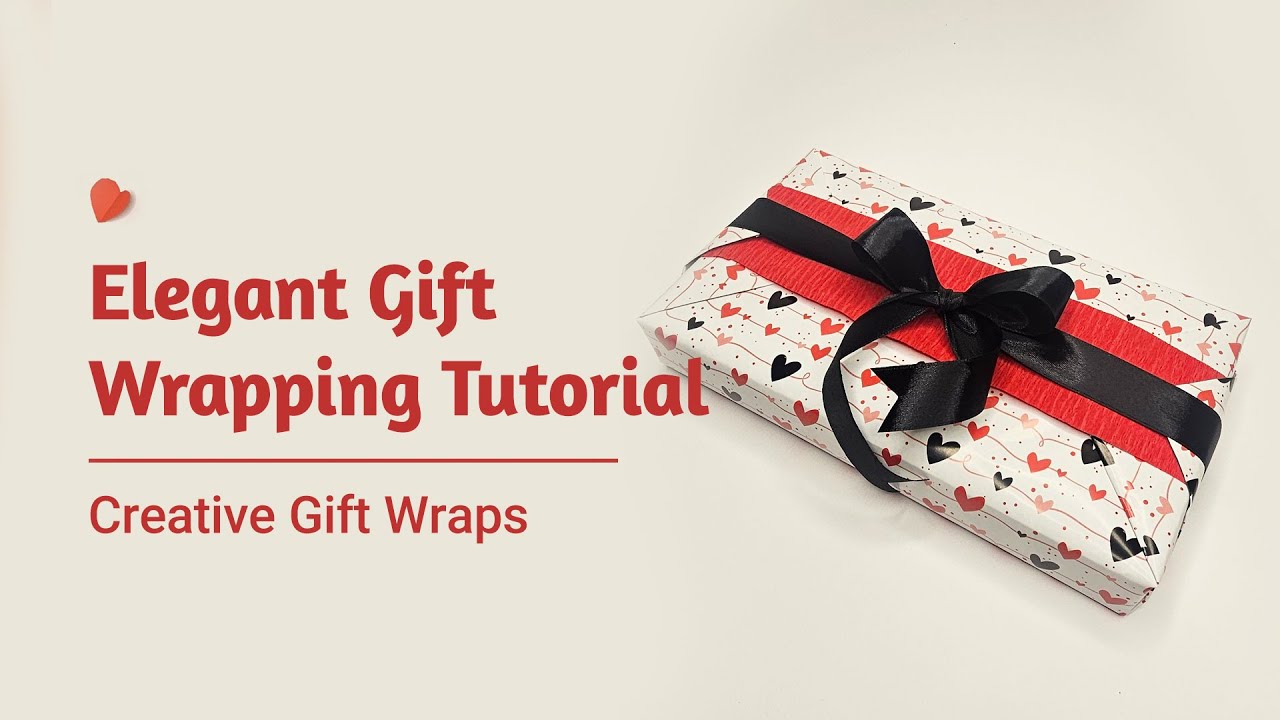 Unique Gift Wrapping | Elegant Gift Wrapping Idea - YouTube