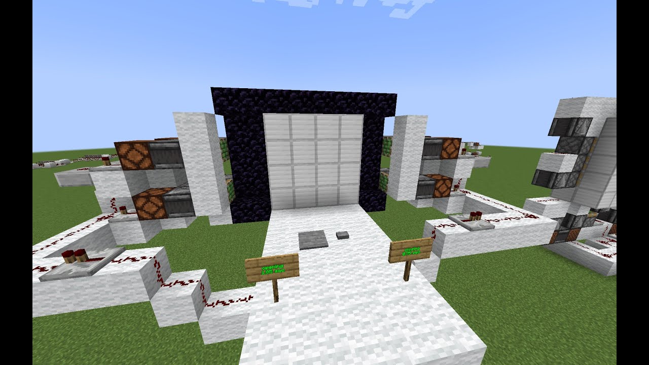 4x4 piston door with slime and honey - YouTube