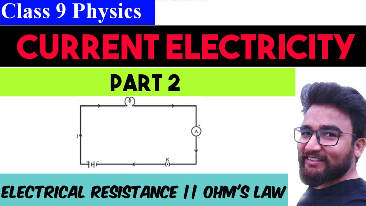 Class 9 Physics | Current Electricity | Electrical Resistance | Ohm's ...
