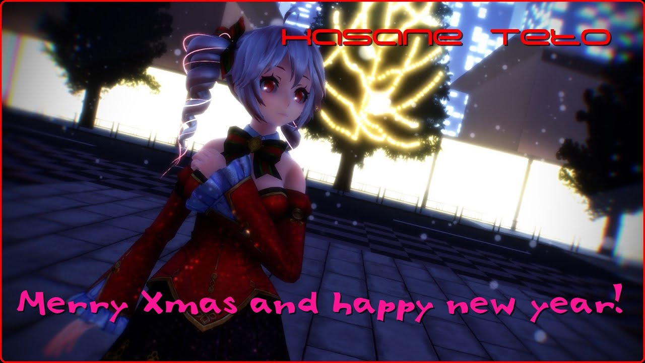 [Kasane Teto] We wish you a merry Christmas AIKATSU ver. (MMD 60FPS ...