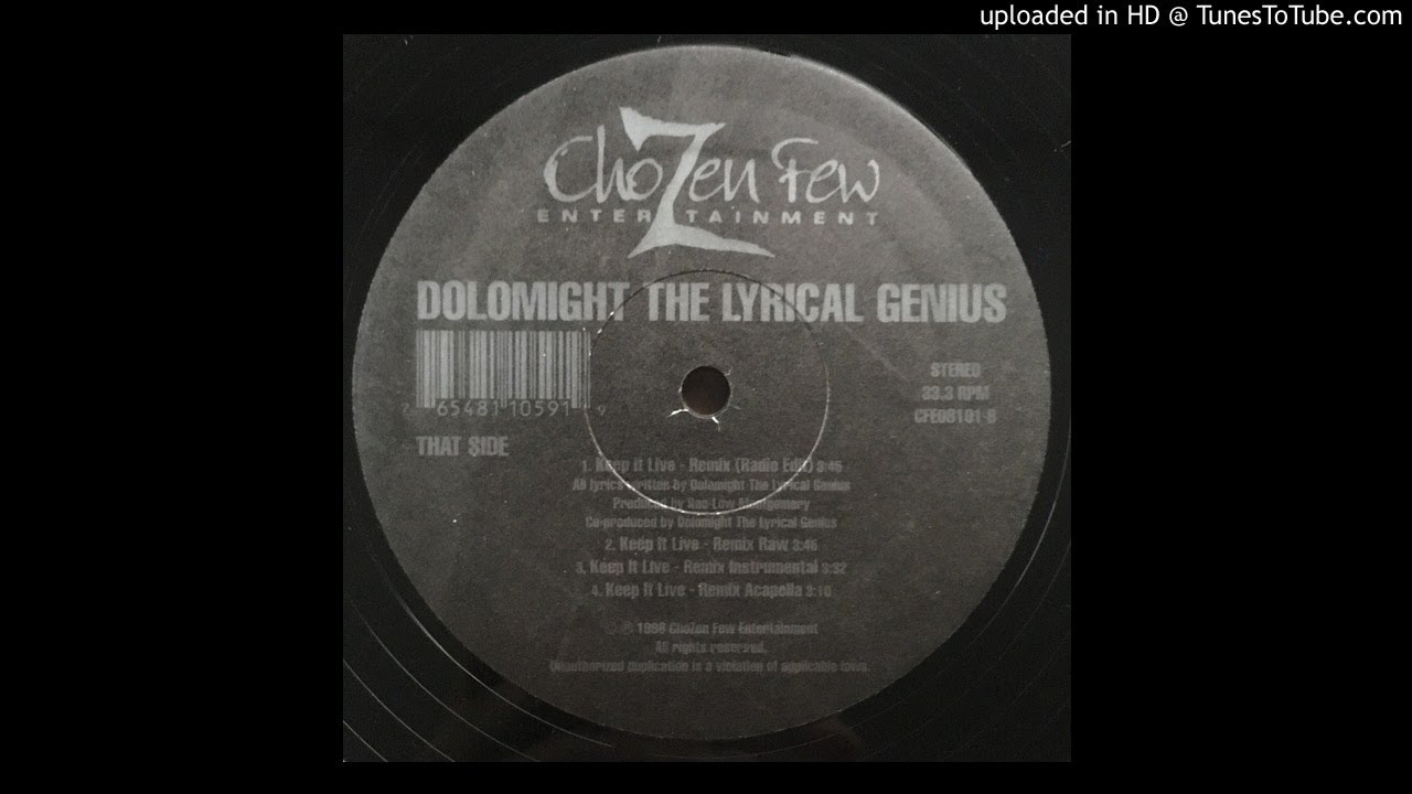 Dolomight The Lyrical Genius - Keep It Live (Remix) - YouTube