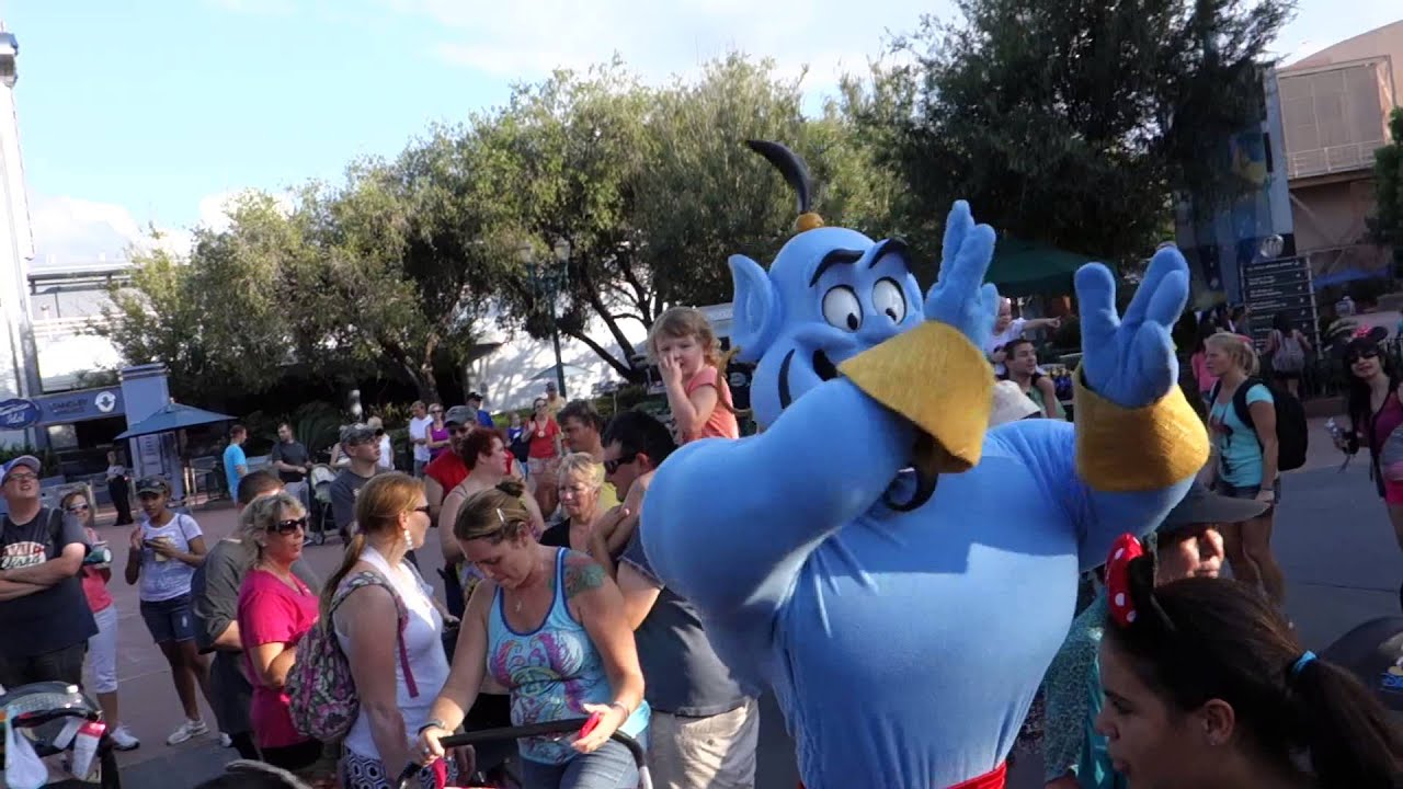 Genie Dancing at Hollywood Studios Character Dance Jam 2013 - YouTube
