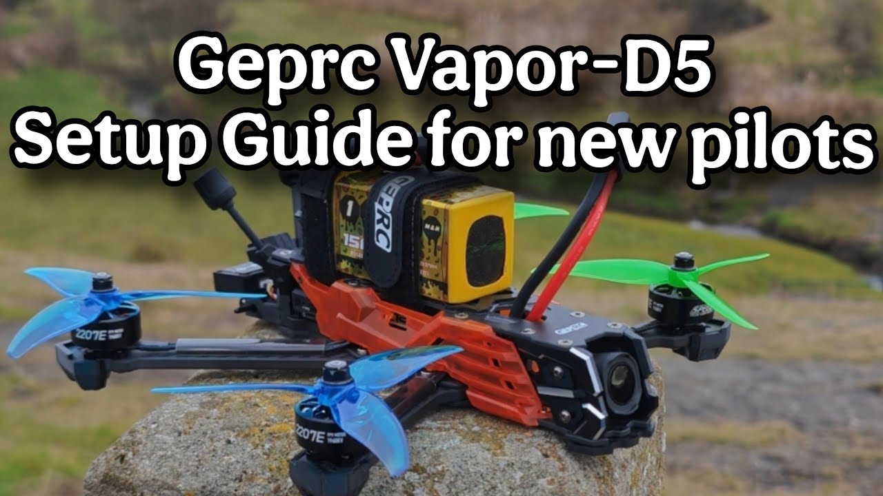 Geprc Vapor-D5 Setup, Betaflight, DJI Activation , Props and Camera ...