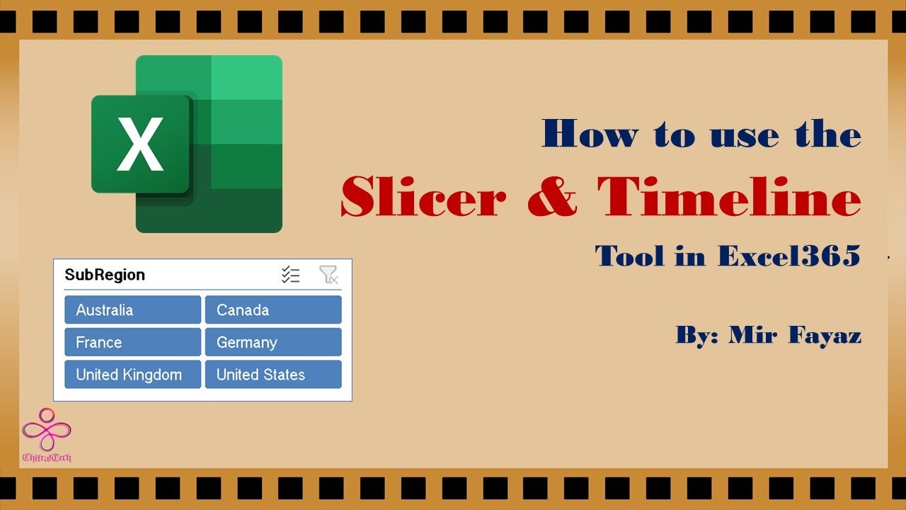 Use Of Slicer And Timeline Tool In Excel 365 YouTube Use Of Slicer And Timeline Tool In Excel 365 YouTube