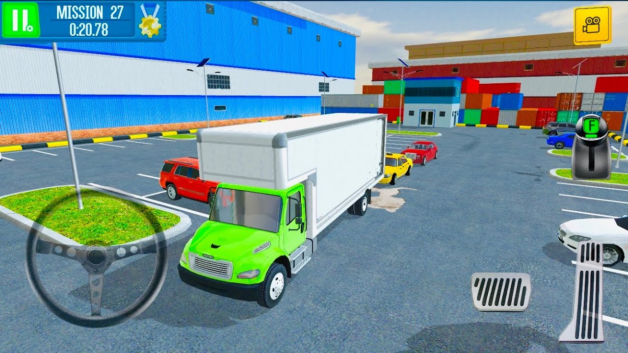 Realistic Cargo Truck simulator 3D Games- Cargo Crew: Port Truck Driver ...