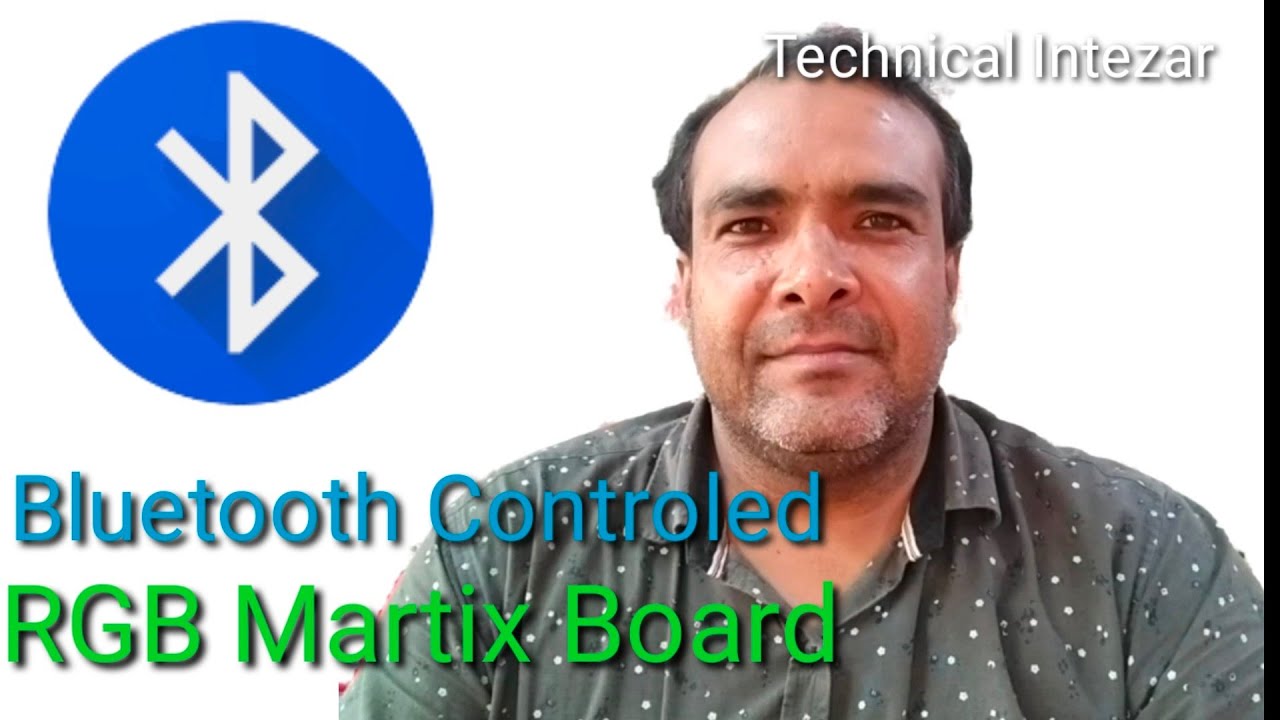 How to make Bluetooth controlled Matrix board, Bluetooth control RGB ...