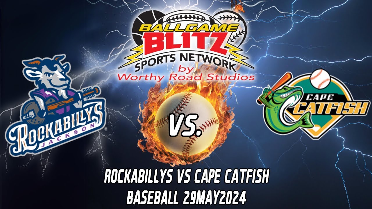Game 2 of Jackson Rockabillys vs. Cape Catfish Baseball 29MAY2024 - YouTube