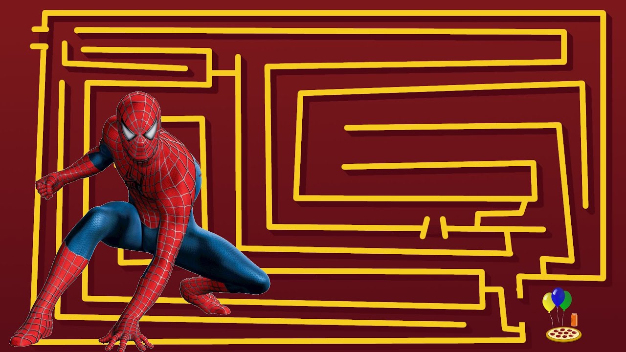 Please help spider man to cross the maze puzzle - looks like fun - YouTube