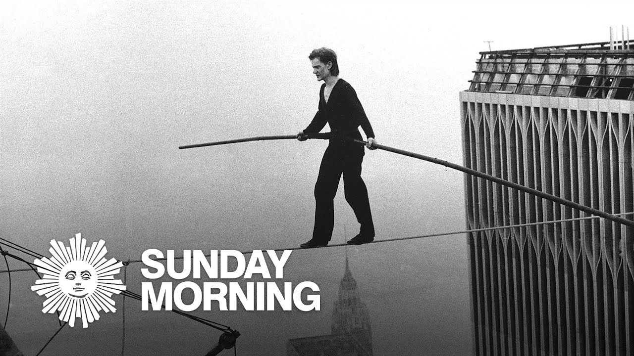 Philippe Petit 50 Years On, High Wire Star Philippe Petit Recreates