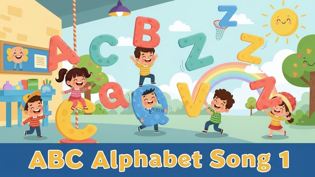 🔤 ABC Alphabet Song 1 | Fun Kids Song About Letters & Learning | Happy ...
