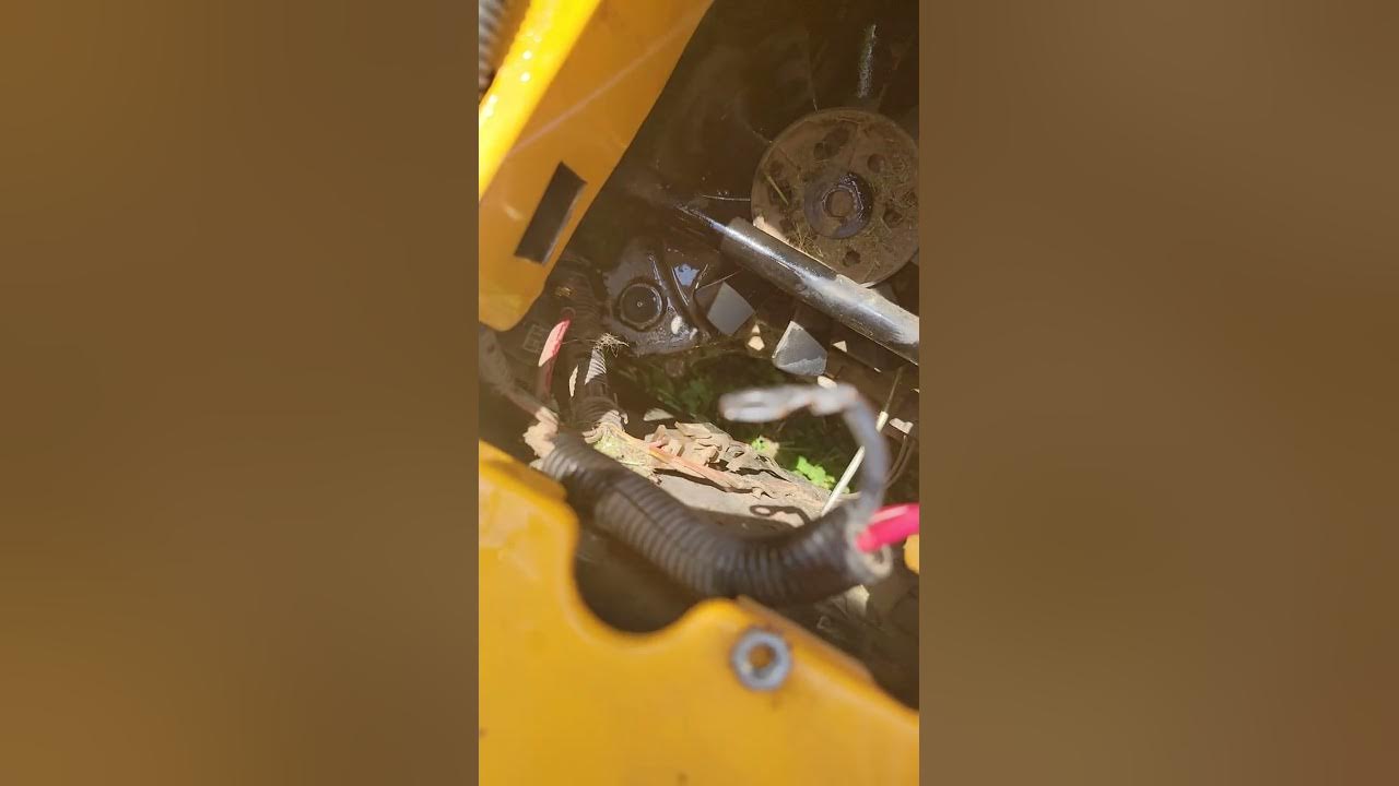 Cub Cadet Xt1 Enduro 22 hp transmission fill plug location - YouTube