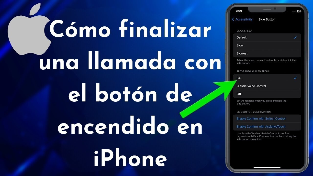 Cómo finalizar una llamada con el botón de encendido en iPhone - YouTube