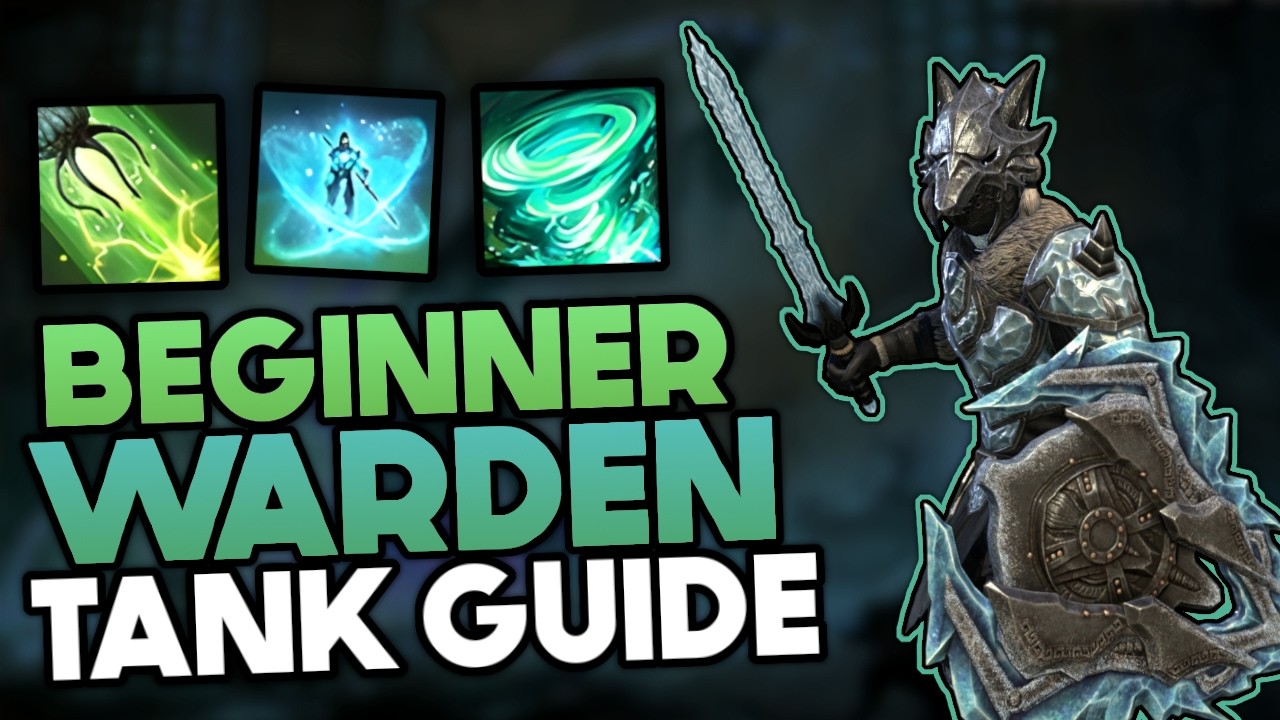 Beginner Warden Tank Guide & Build for PvE | Sets, Skills, CP etc ...