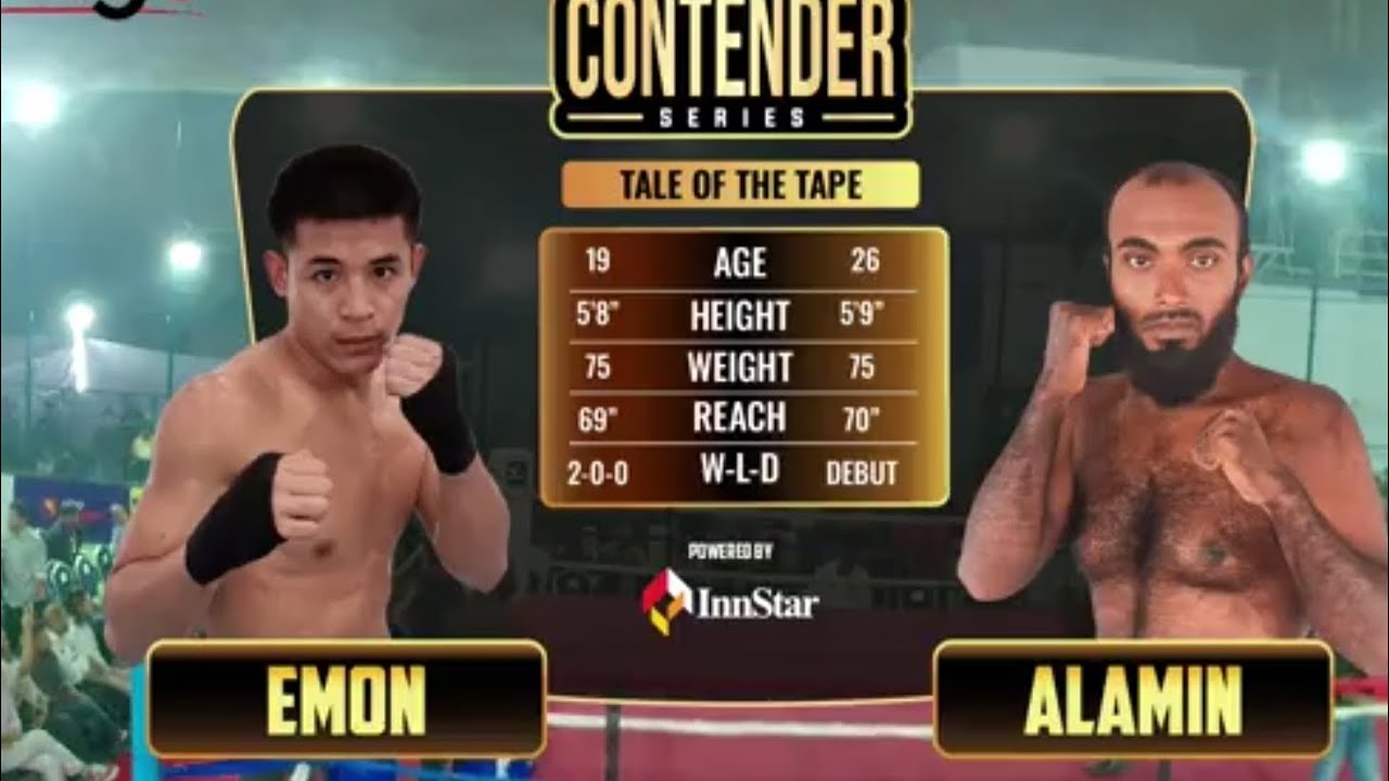 Emon Tongchangya knock out Alamin in Excel contender series - YouTube