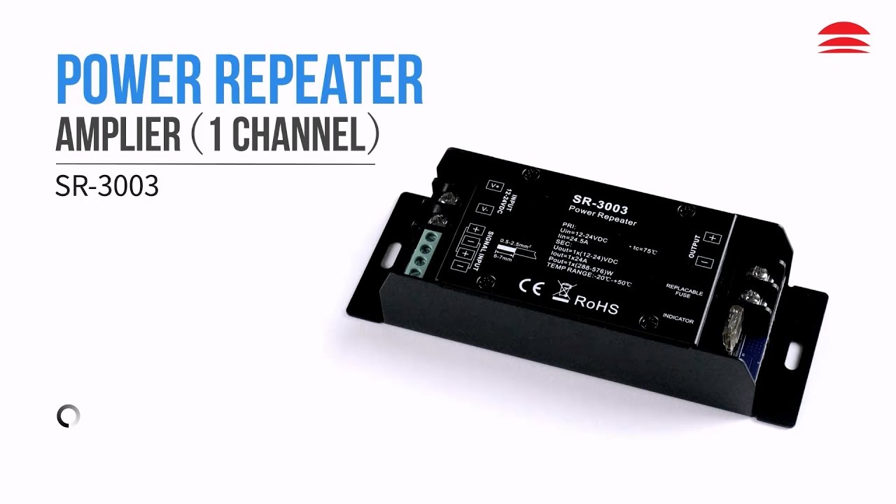 Power Repeater / Amplier_SR-3003 - YouTube
