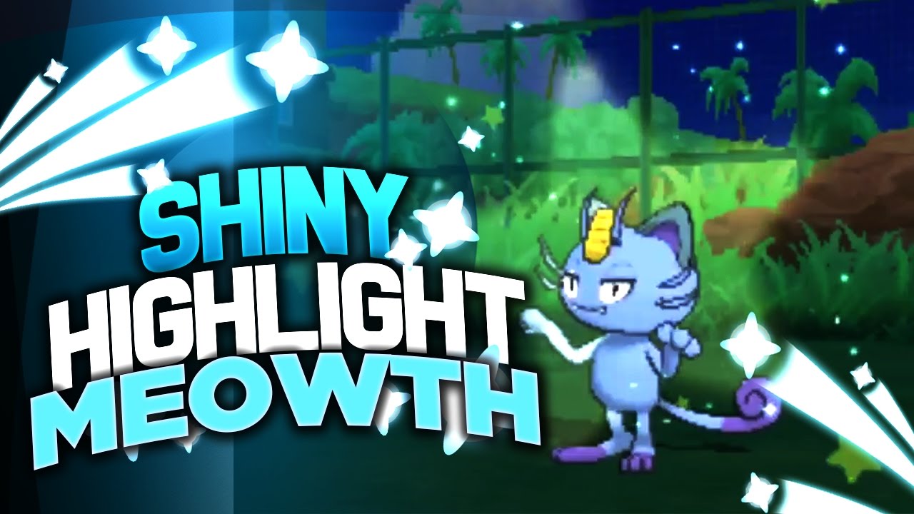 SHINY ALOLAN MEOWTH HIGHLIGHT! - SHINY MEOWTH AFTER 168 SOS ENCOUNTERS ...