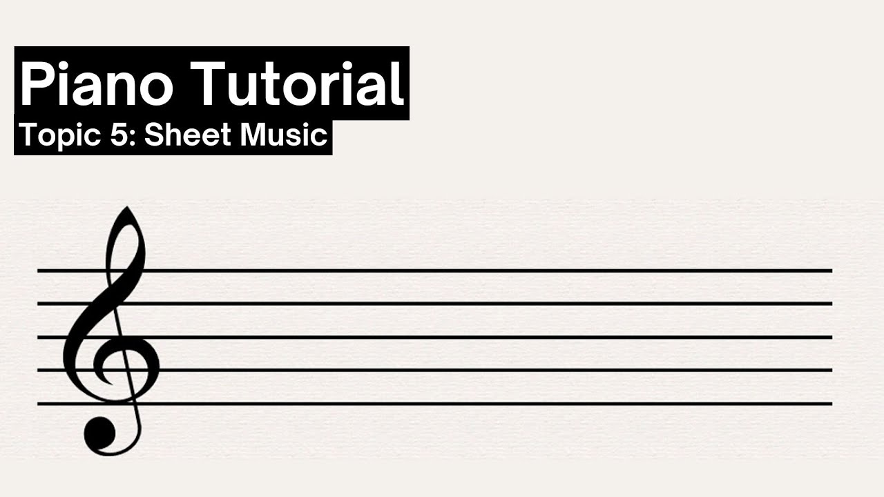 Piano Tutorial 005 - Sheet Music - YouTube