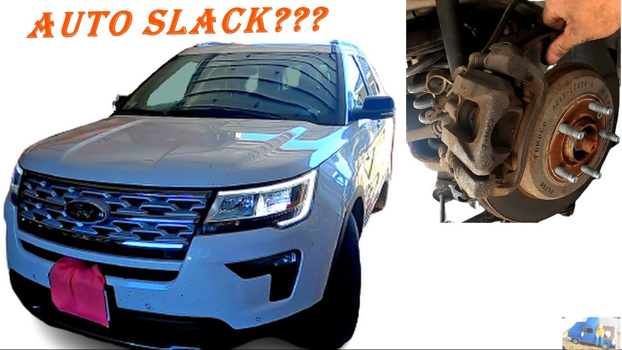 Rear Brake Replacement Ford Explorer....Tight Adjusters! - YouTube