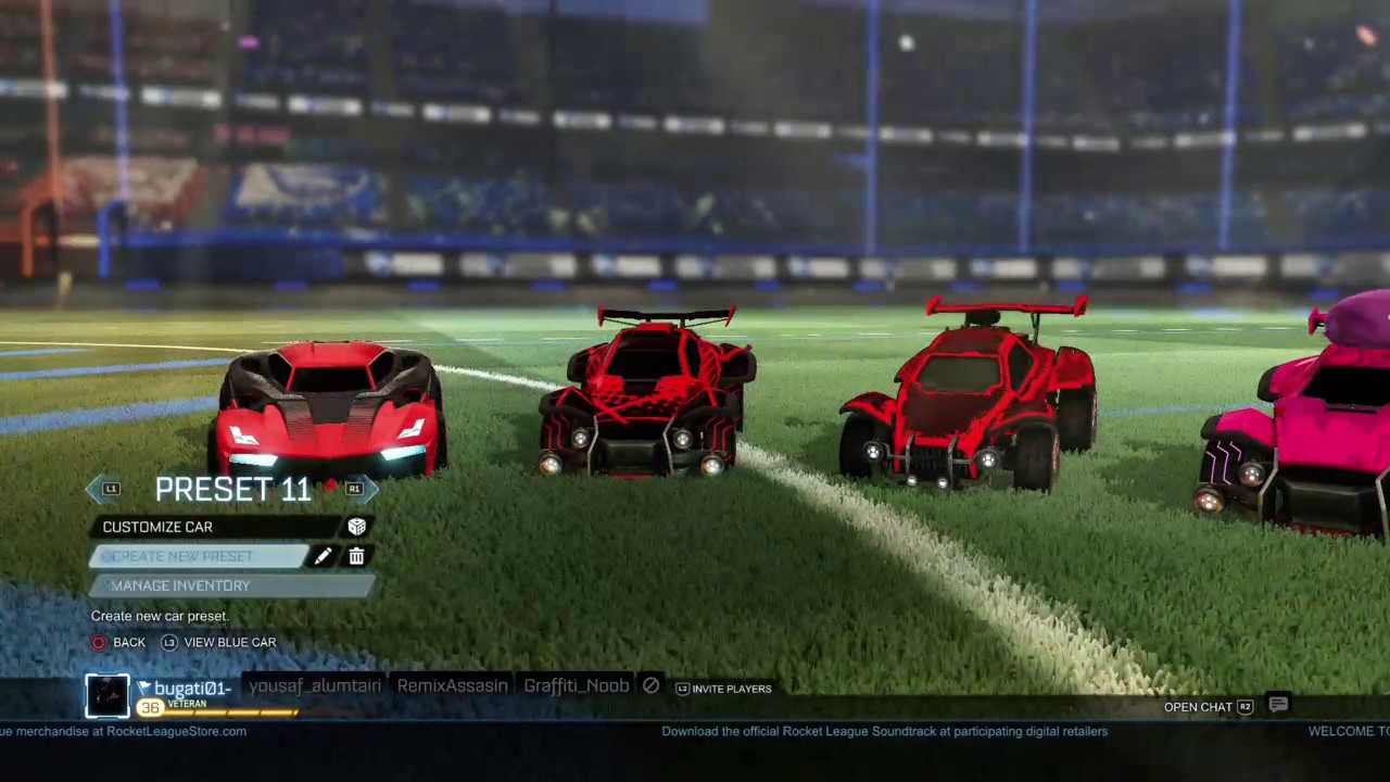 Rocket league big trade party - YouTube