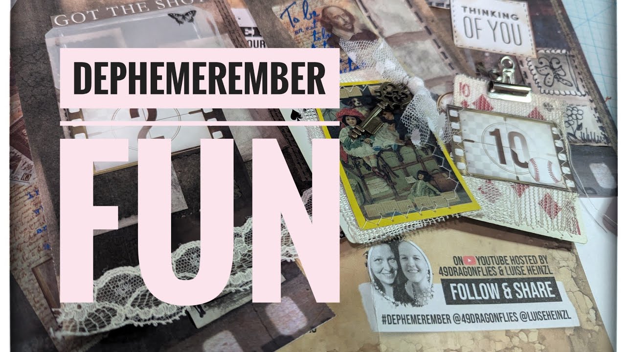 Dephemerember fun! Mass makes: ephemera, embellishments, etc, etc ...