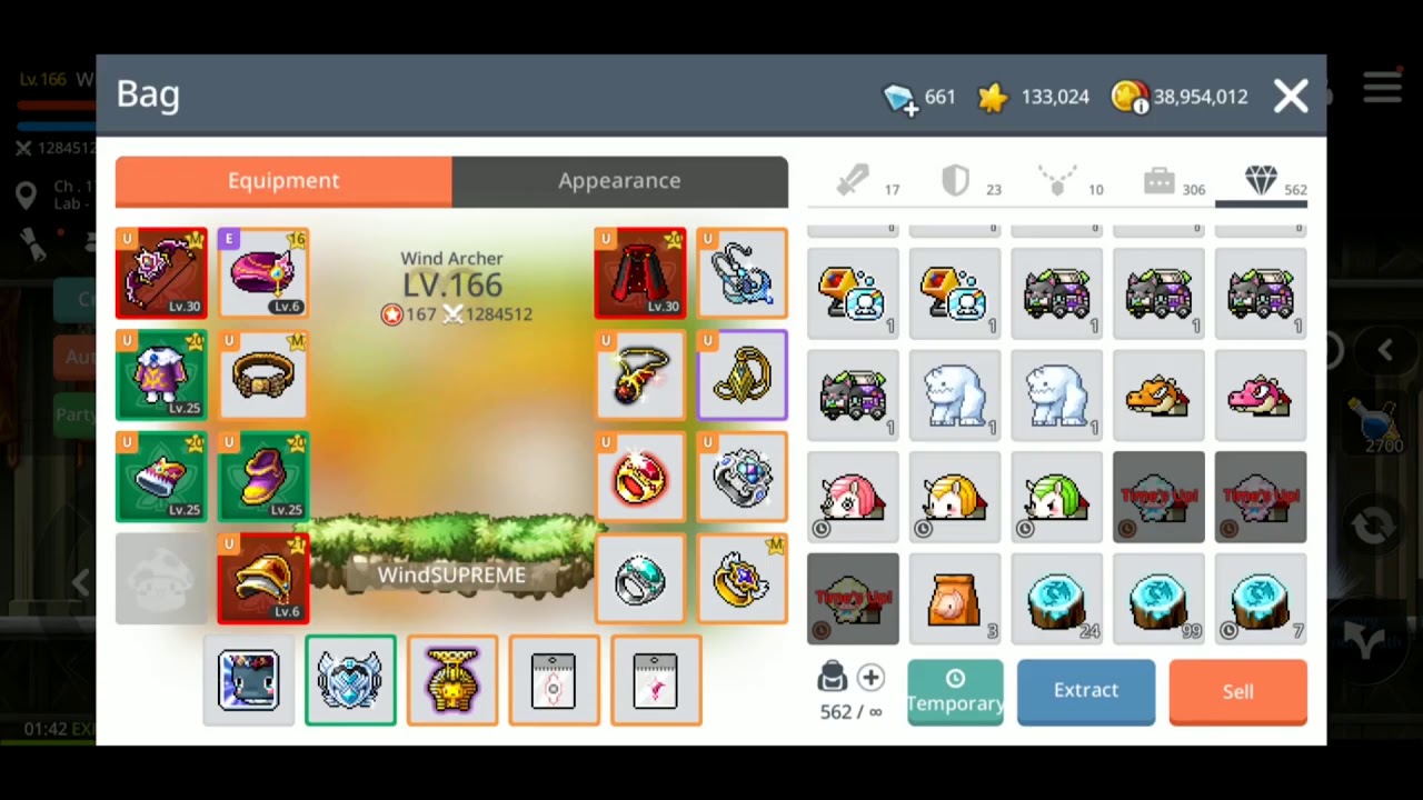 Maplestory M - Armor Emblem Scrolling and Advanced Innocence Scrolling ...