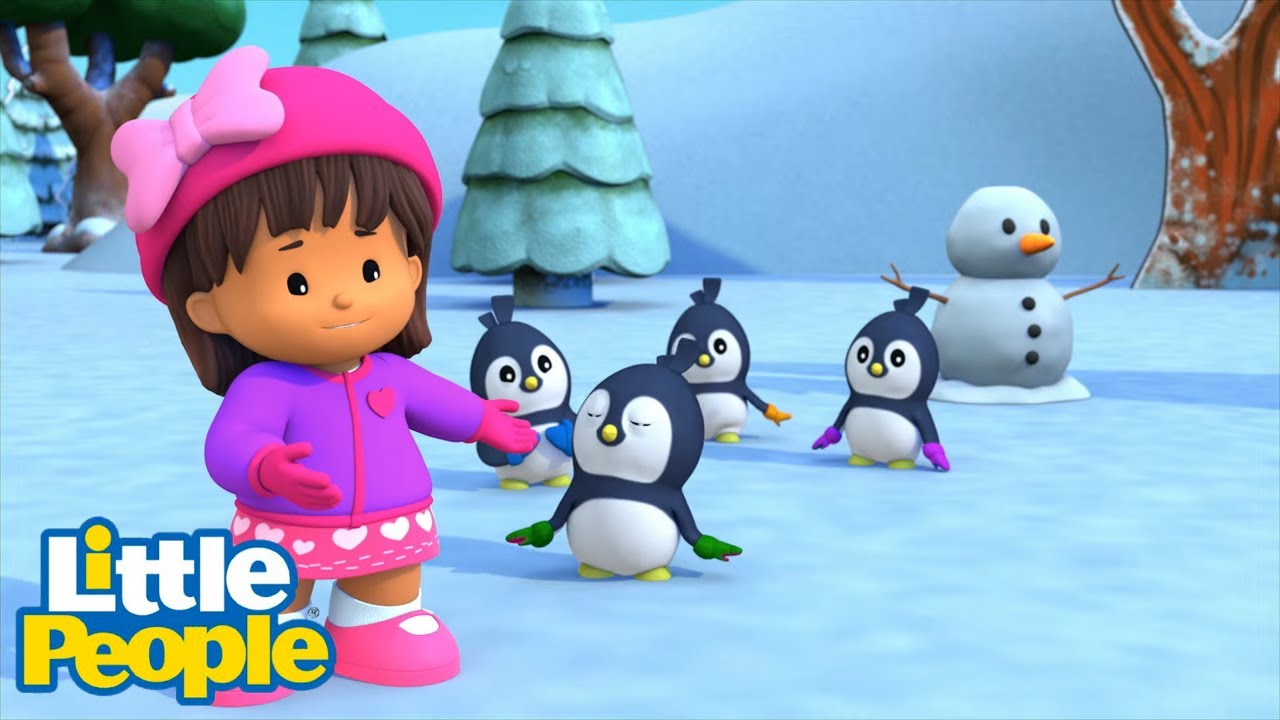 Little People | Meet the Penguin Family! 🐧 | Educational Cartoons ...