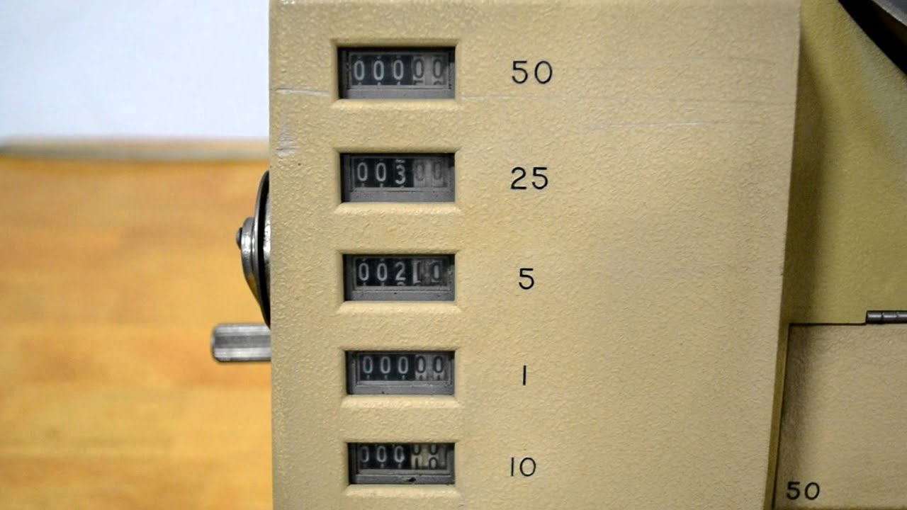 Brandt Coin Sorter and Counter Machine Model 920 - YouTube