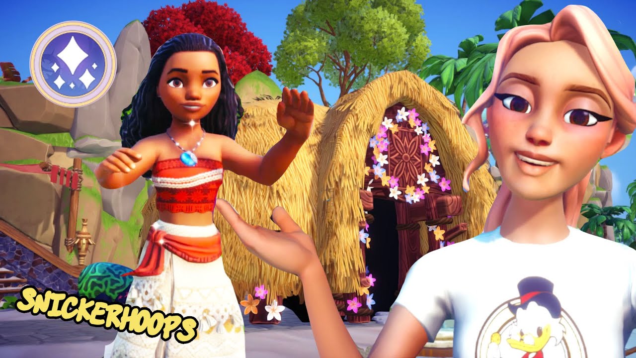 Ep.2 Snickerhoops Unlocks MOANA in HOOPS VALLEY | DISNEY DREAMLIGHT ...