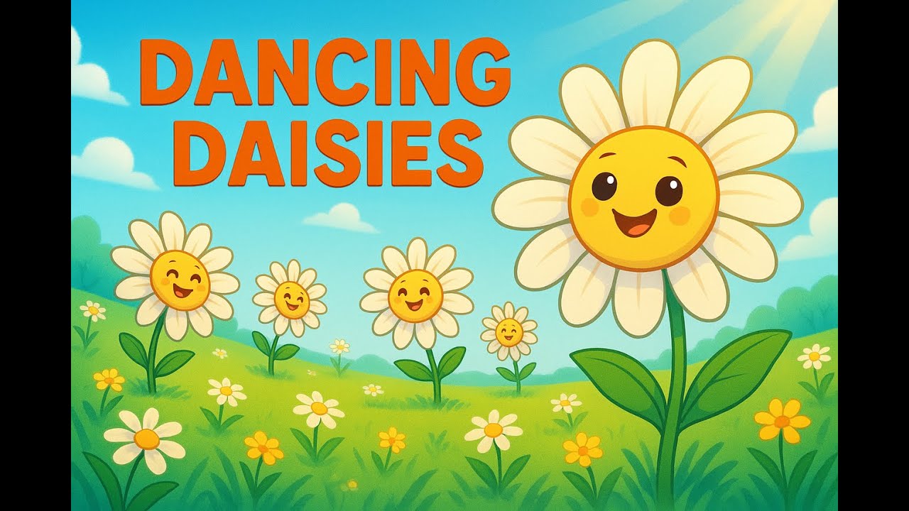 Dancing Daisies 🌼 | Happy Flower Song for Kids | Fun Nature Rhyme ...