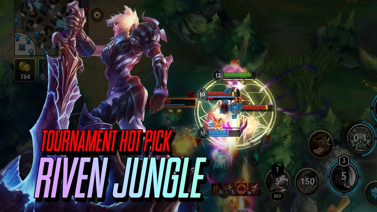 대회에서 핫한 "정글리븐" Tournament Hot pick "Jungle Riven" - YouTube