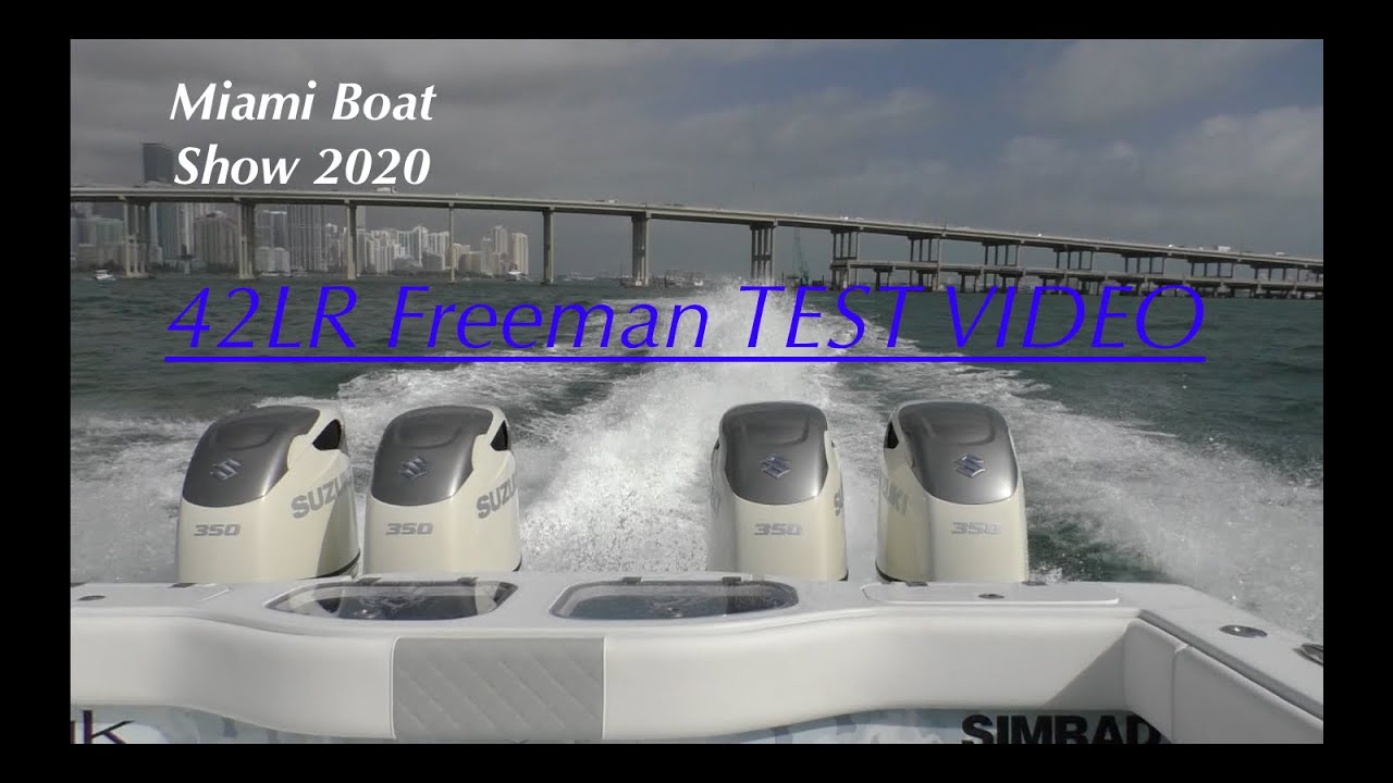 2020 Freeman 42LR Test Run 3-4 foot seas!!!! (Ft: @BlueGabe) - YouTube