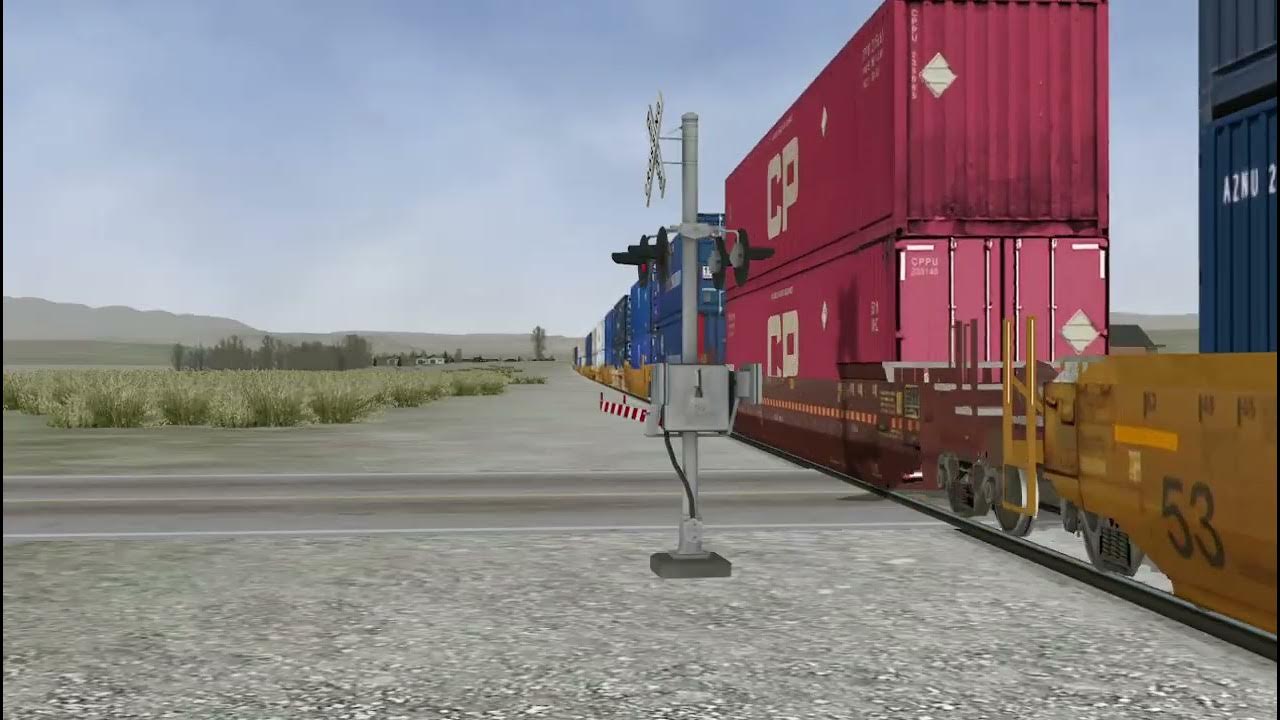 ORTS: Fast UP C45ACCTE #7473 EB ZMNLA-20 At Wellington, UT - YouTube